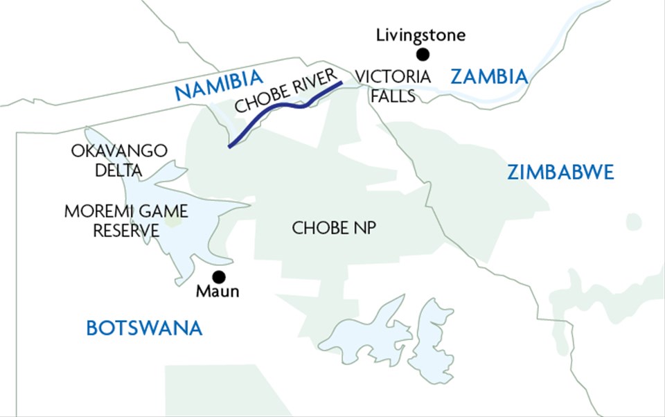 Chobe River Cruise & Victoria Falls Tour | Trailfinders