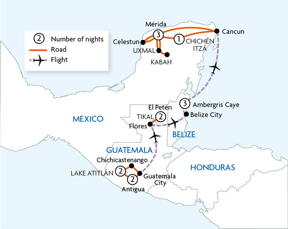 A Journey Through Guatemala, Belize and Mexico Tour | Trailfinders Ireland