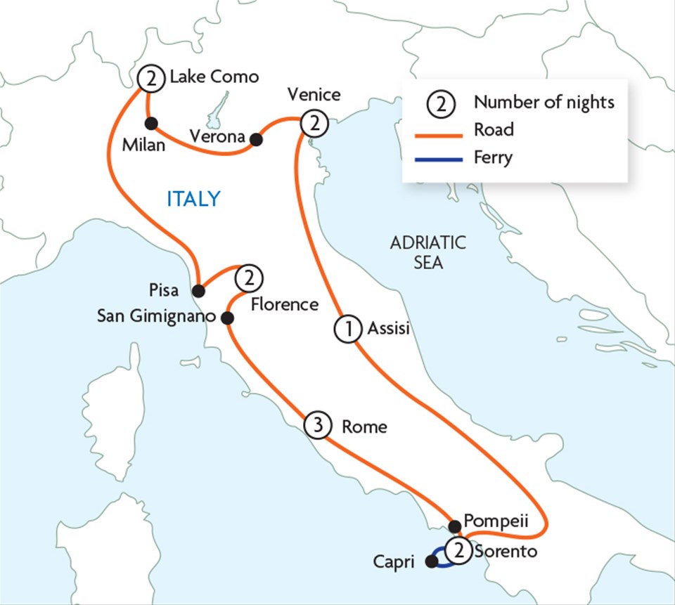 Best of Italy (Trafalgar Travel) | Trailfinders