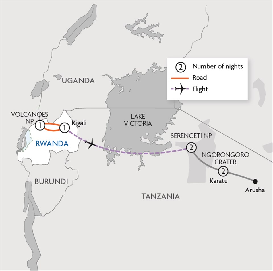 Gorillas & Game Parks - RWANDA SECTION ONLY | Trailfinders Ireland