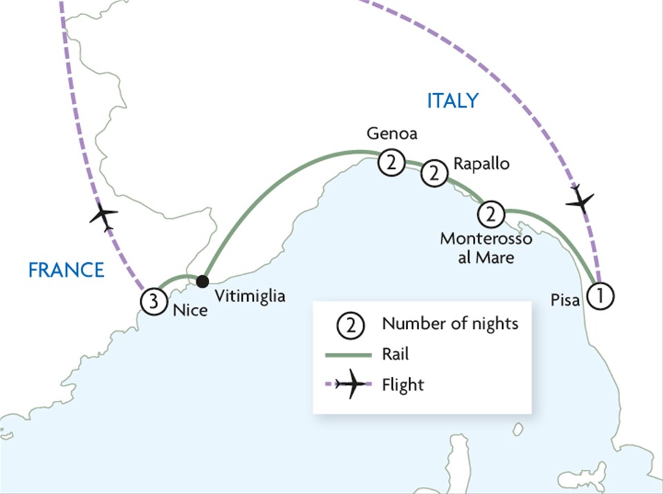 Italian & French Riviera by Rail | Trailfinders Ireland