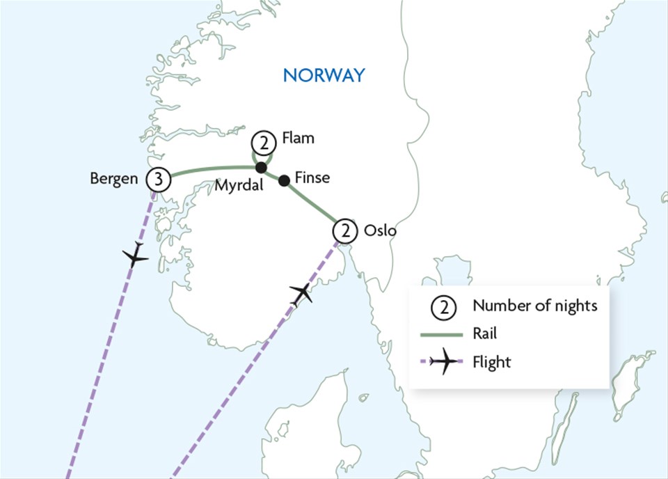 Norway Highlights by Rail: Oslo to Bergen | Trailfinders Ireland