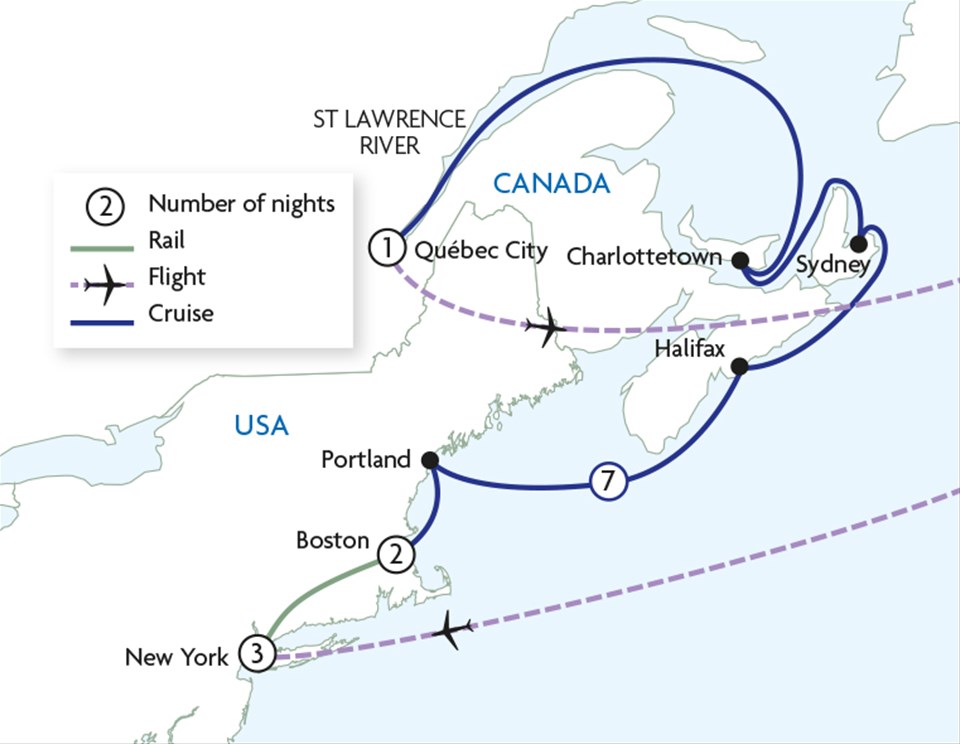 New York, New England and Eastern Canada | Trailfinders